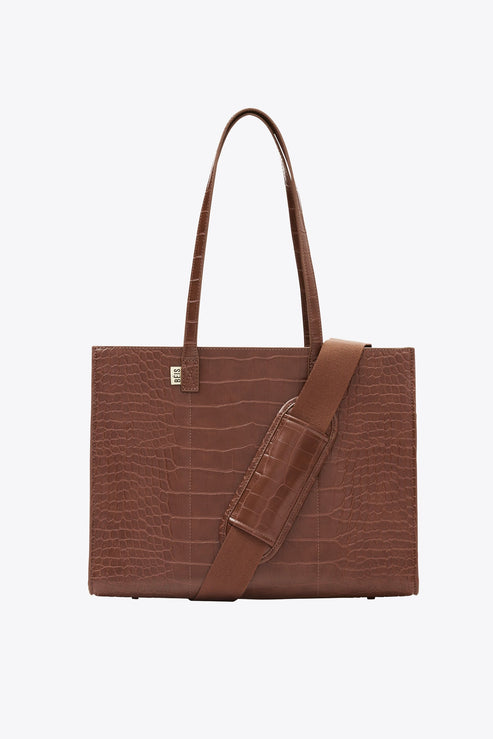BÉIS 'The Work Tote' in Maple - Brown Laptop Bag & Office Work Tote