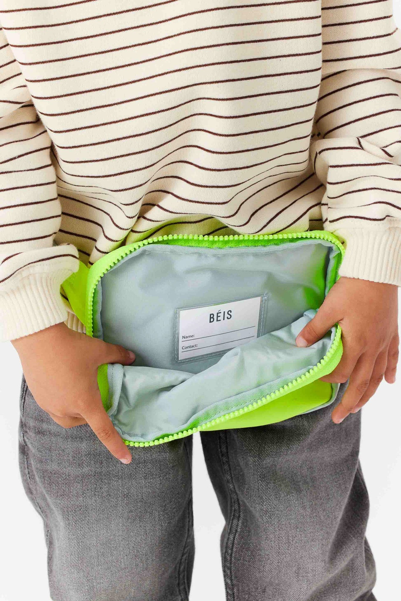 BÉIS 'The Kids Backpack' in Slate - Best Travel Backpack For Kids in Blue