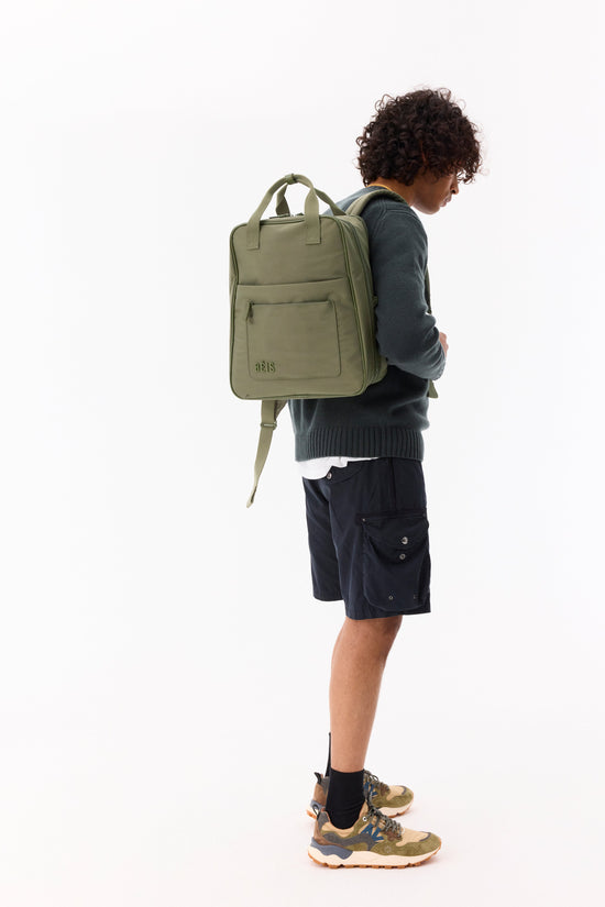 BÉIS 'The Expandable Backpack' in Olive - Green Expandable Backpack For ...