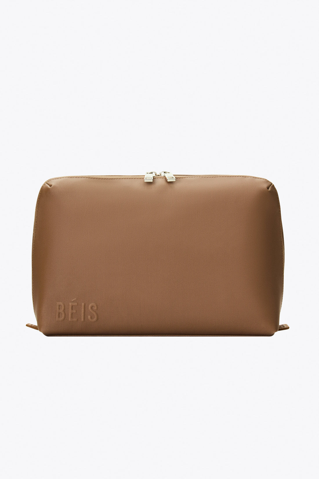 BÉIS 'The Large Cosmetic Pouch' in Camel - Large Cosmetic & Makeup ...