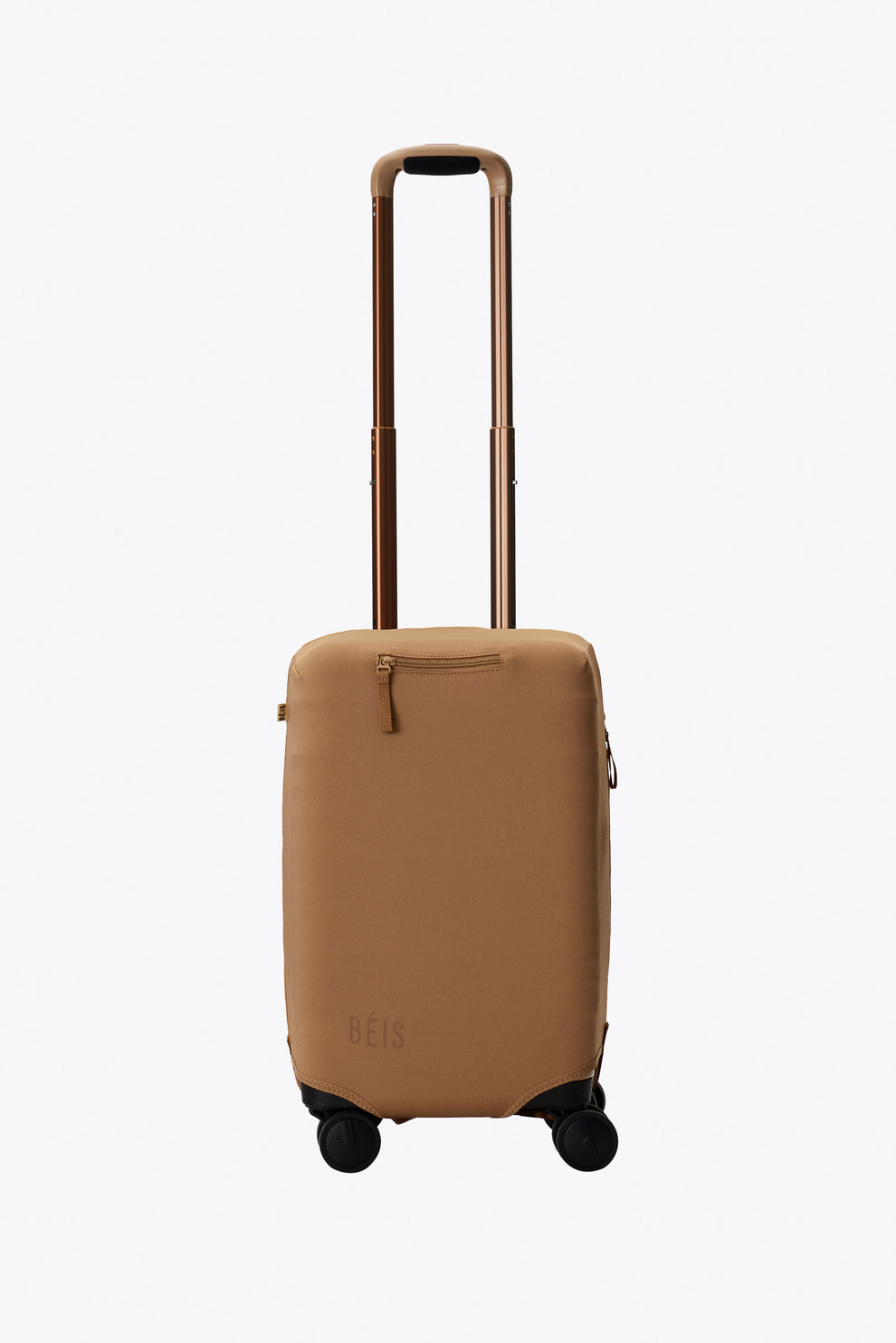 BÉIS 'The Small Carry-On Luggage Cover' in Camel - Small Carry On ...