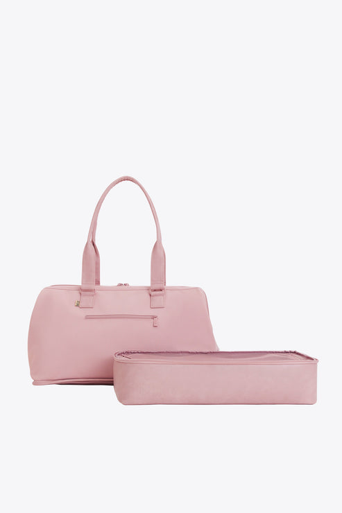BÉIS 'The Convertible Weekender' in Atlas Pink - Pink Weekender Bag ...