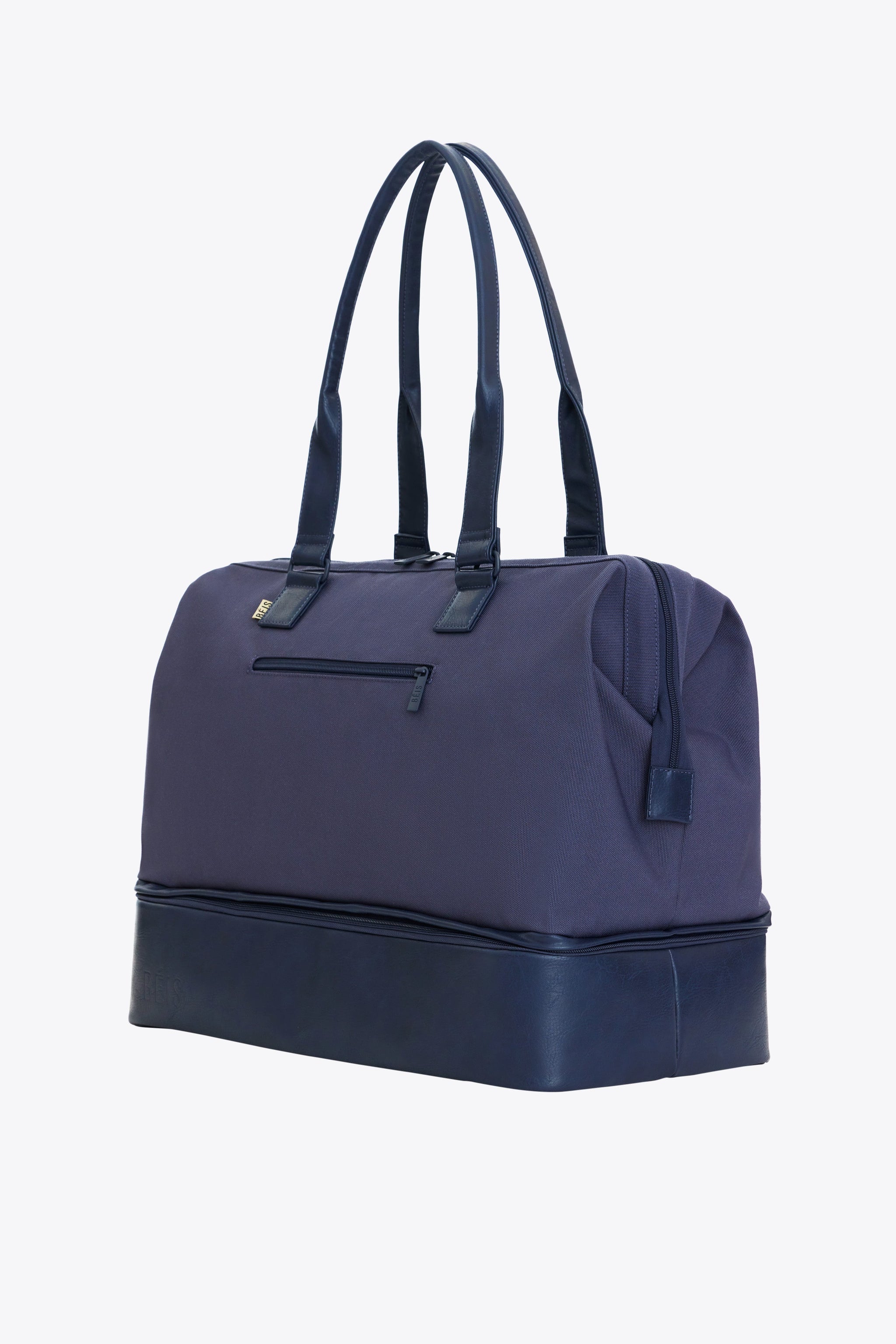 Béis 'The Convertible Weekender' in Navy - Blue Overnight Bag & Weekend Bag