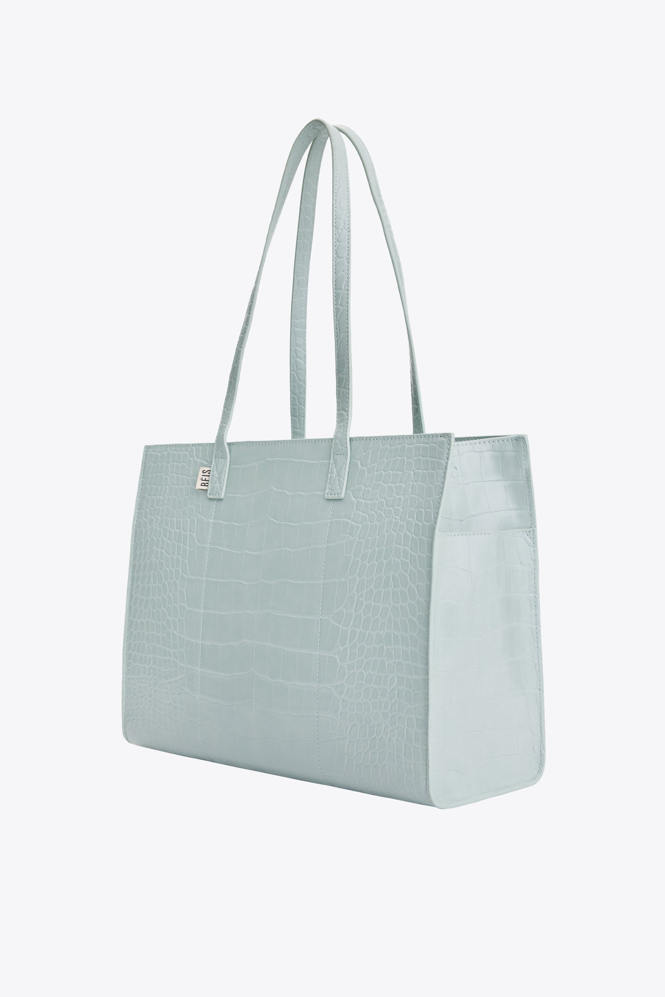 BÉIS 'The Work Tote' In Slate - Renovated Work Tote Bag & Laptop Bag In ...