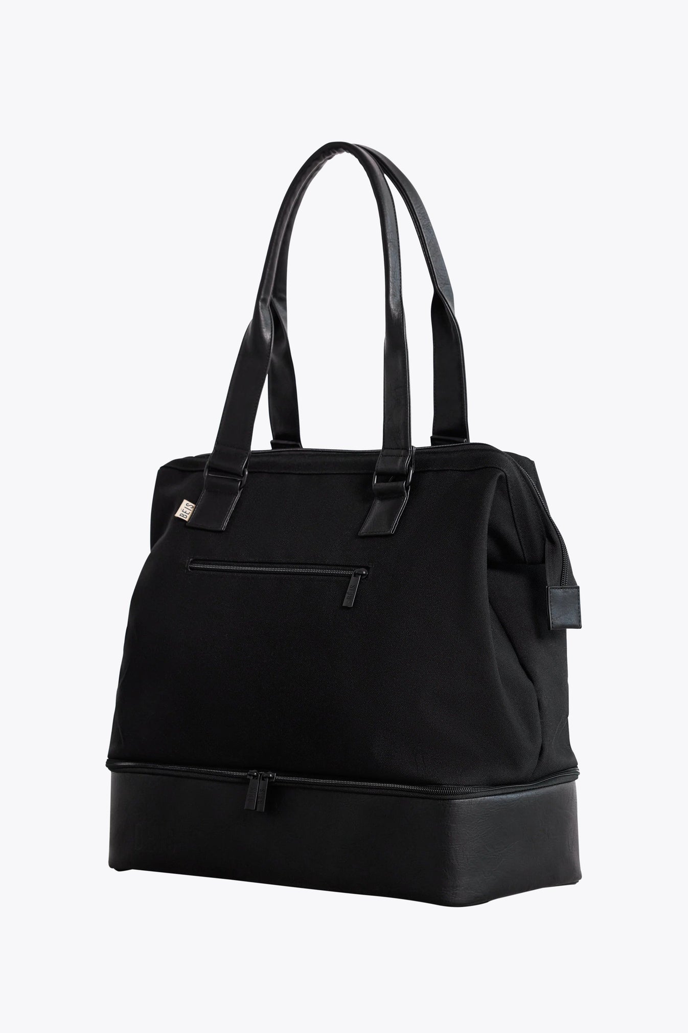 BÉIS 'The Mini Weekender' in Black - Black Travel Bag & Duffle Bag