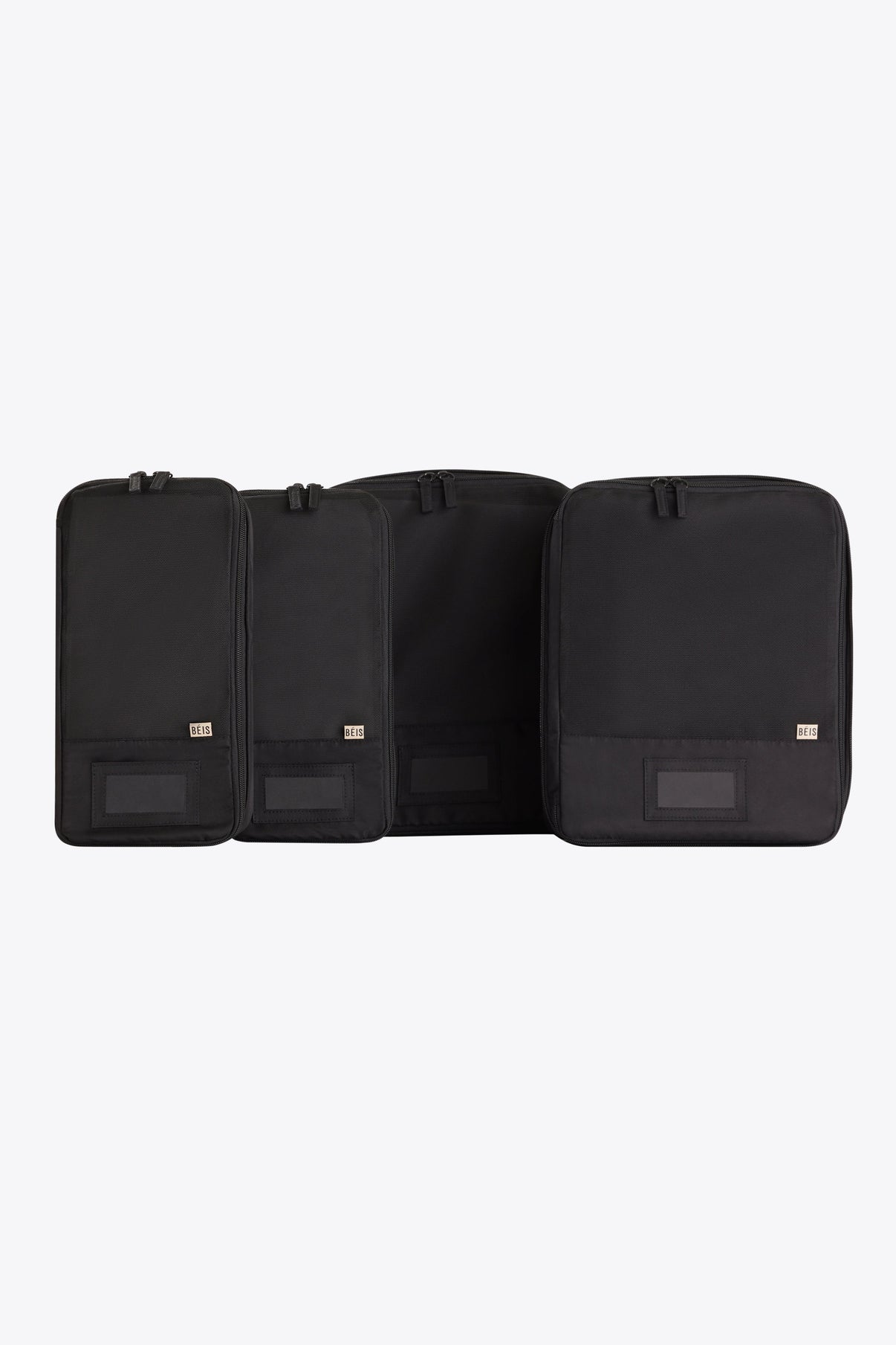 Béis 'The Compression Packing Cubes 4pc' in Black - 4 Piece Set Of ...