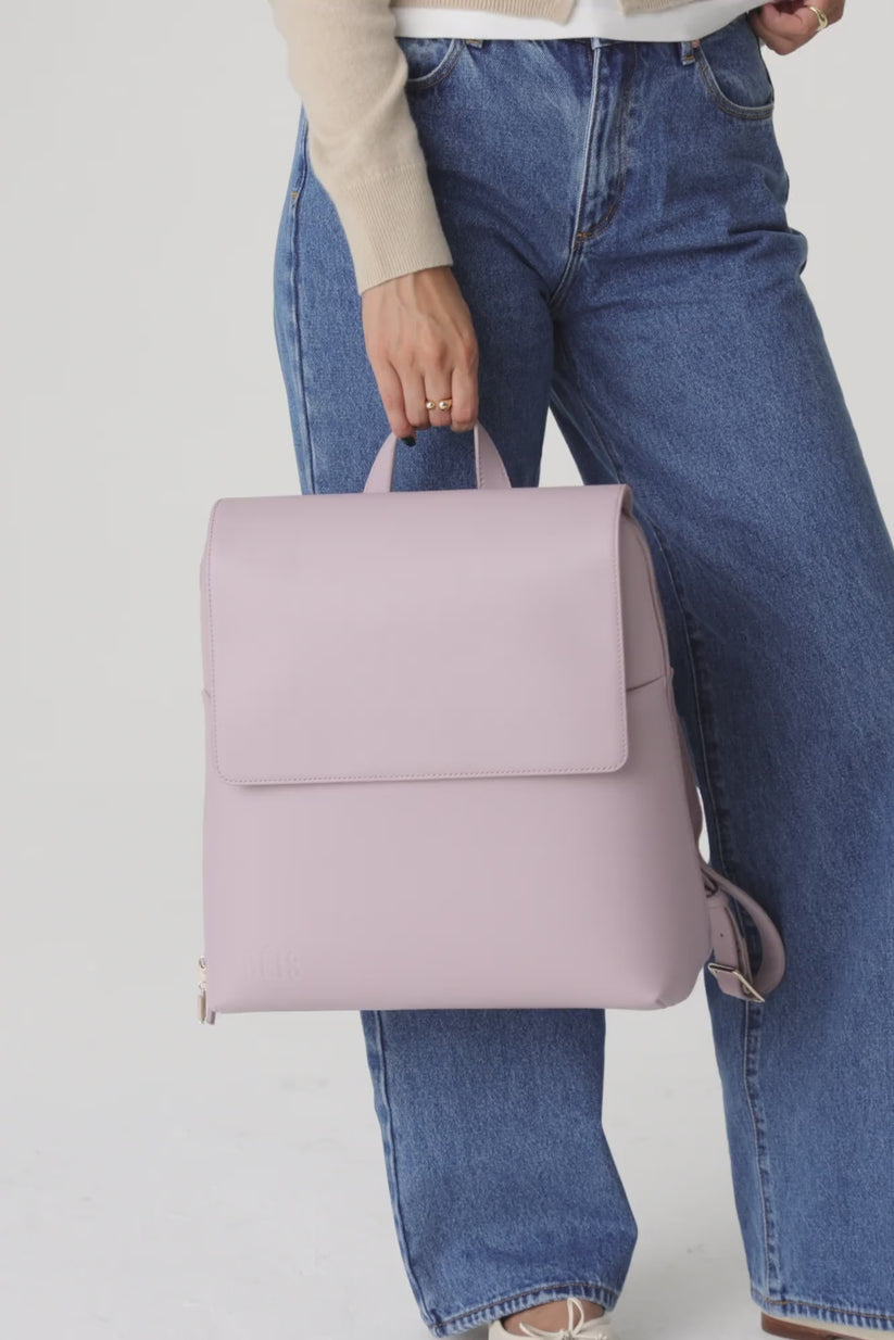 BÉIS 'The Wicked Backpack' in Wicked Pink - Small Pink Backpack for ...