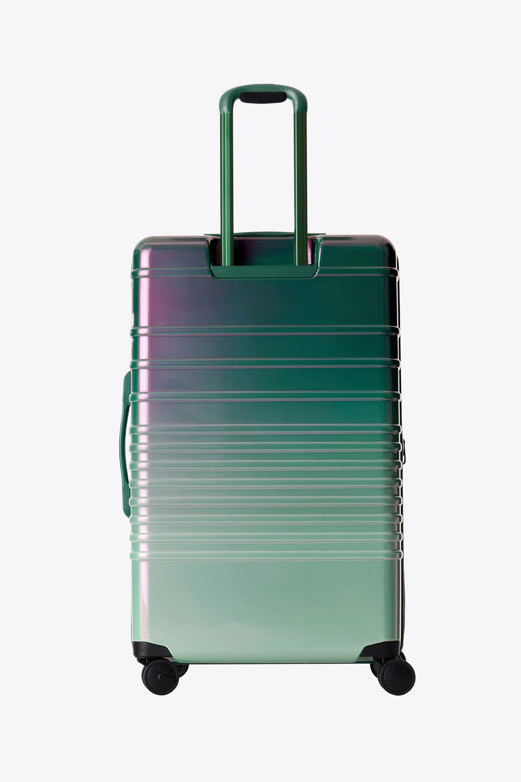 BÉIS 'The Large Check-In Roller' in Wicked Green - Iridescent Ombre ...