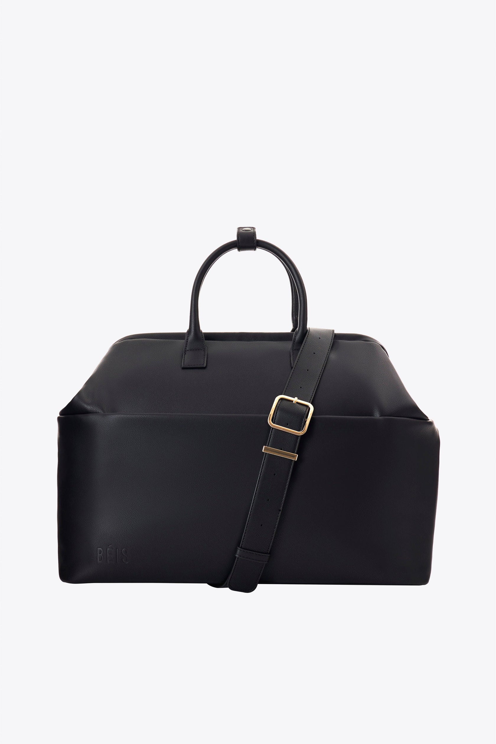 BÉIS 'The Wicked Weekender' in Black - Black Weekender Bag & Overnight ...
