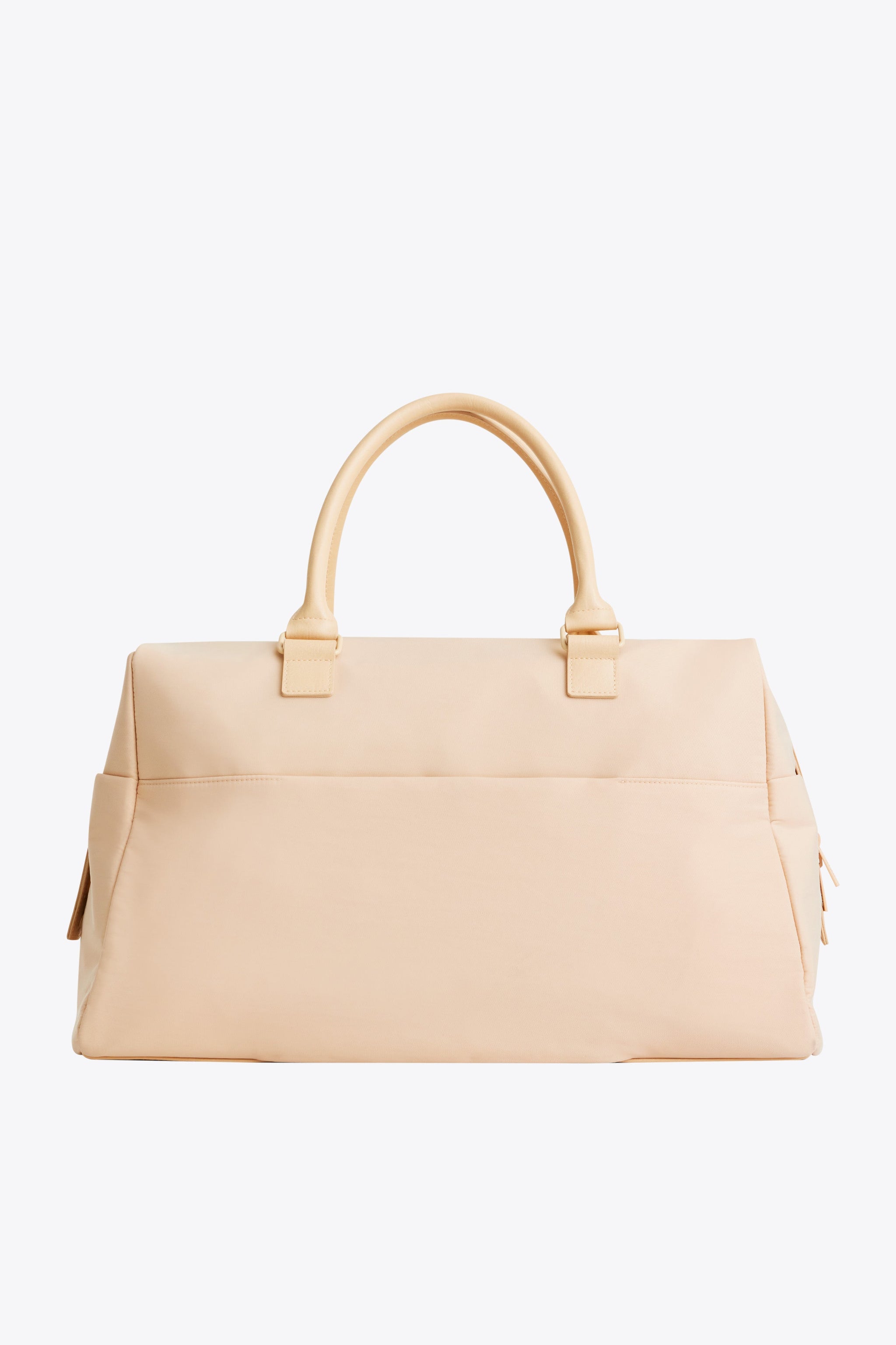 Béis 'The Overnighter' In Beige - Beige Duffle Bag & Overnight Bag