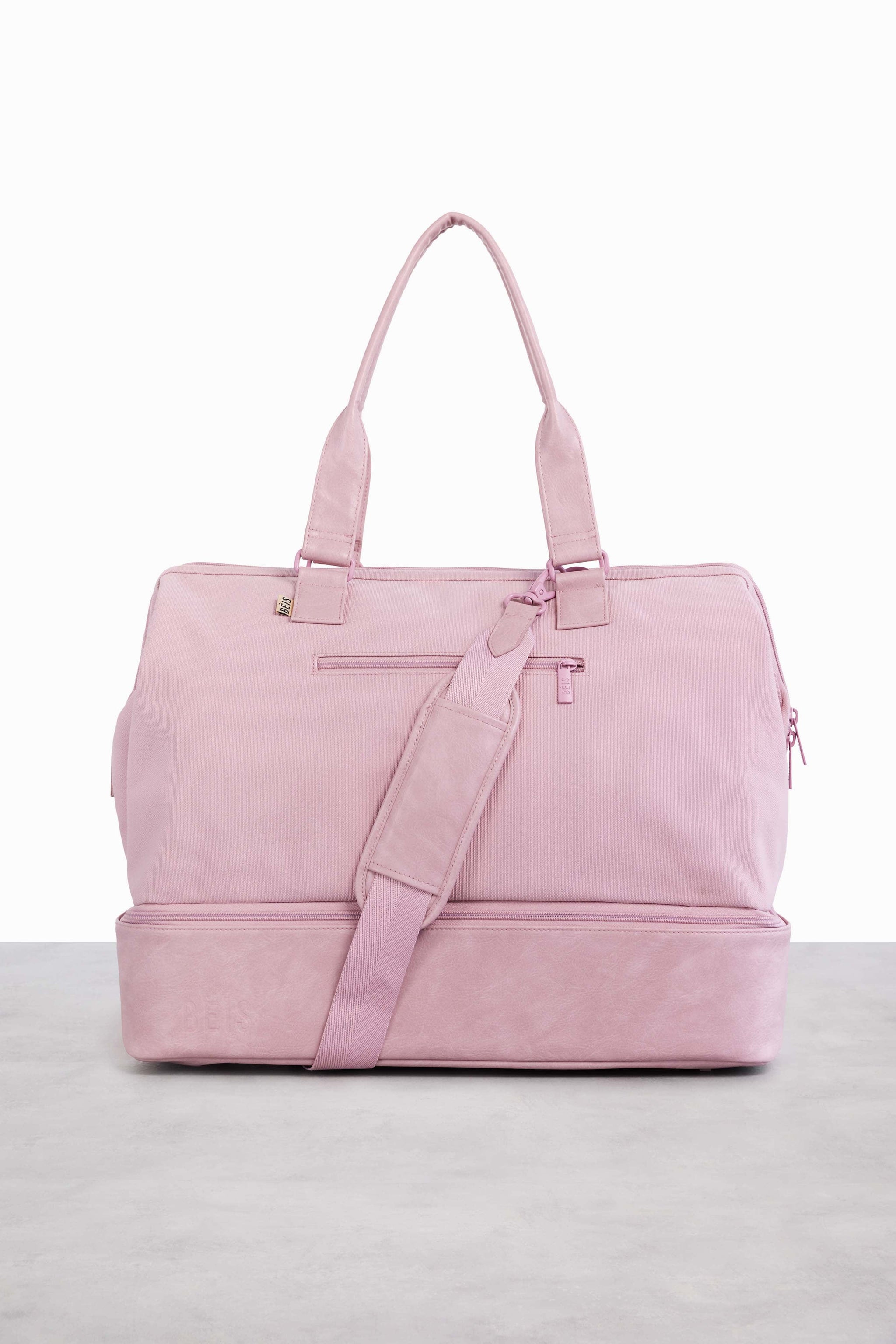 Beige Weekender Bag