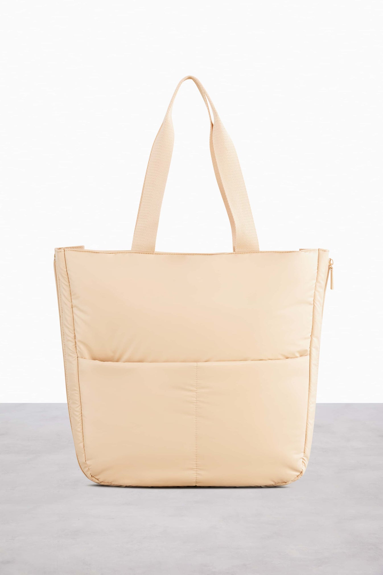 The Expandable Tote in Beige